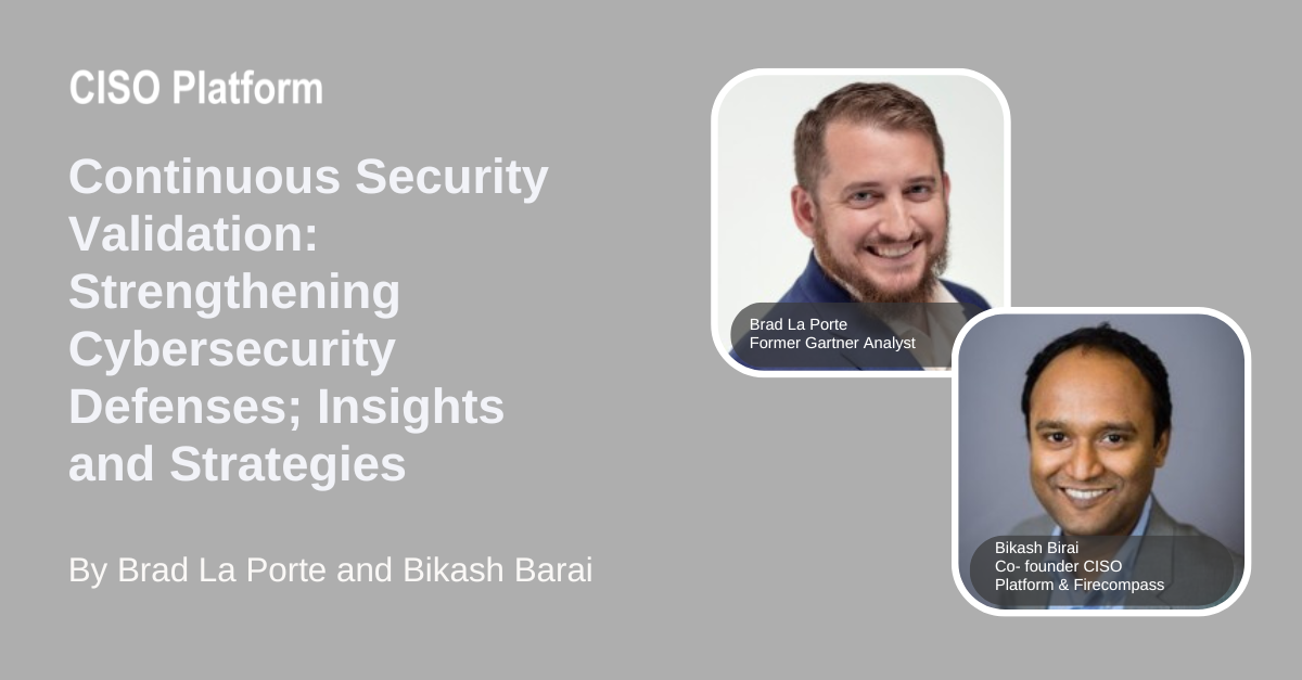 Continuous Security Validation: Strengthening Cybersecurity Defenses ... Continuous Security Validation: Strengthening Cybersecurity Defenses ...